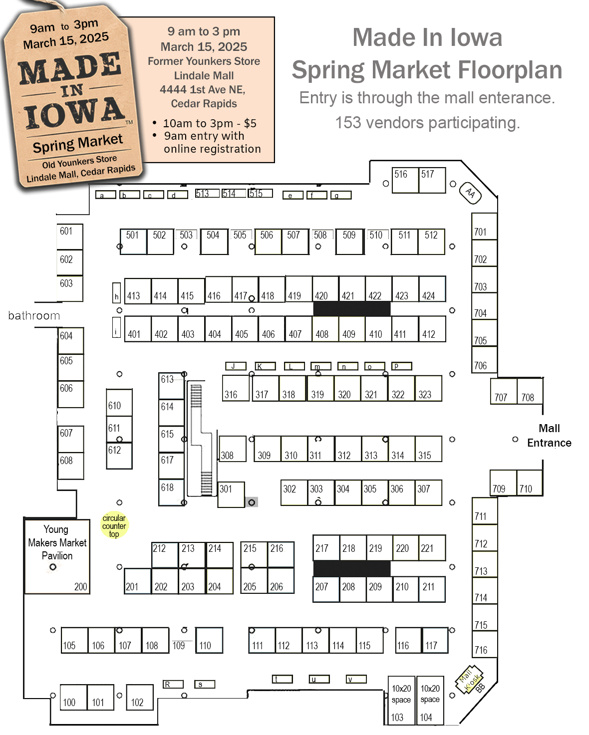Youth Makers Market Debuts at Made In Iowa Spring Market on March 15 ...